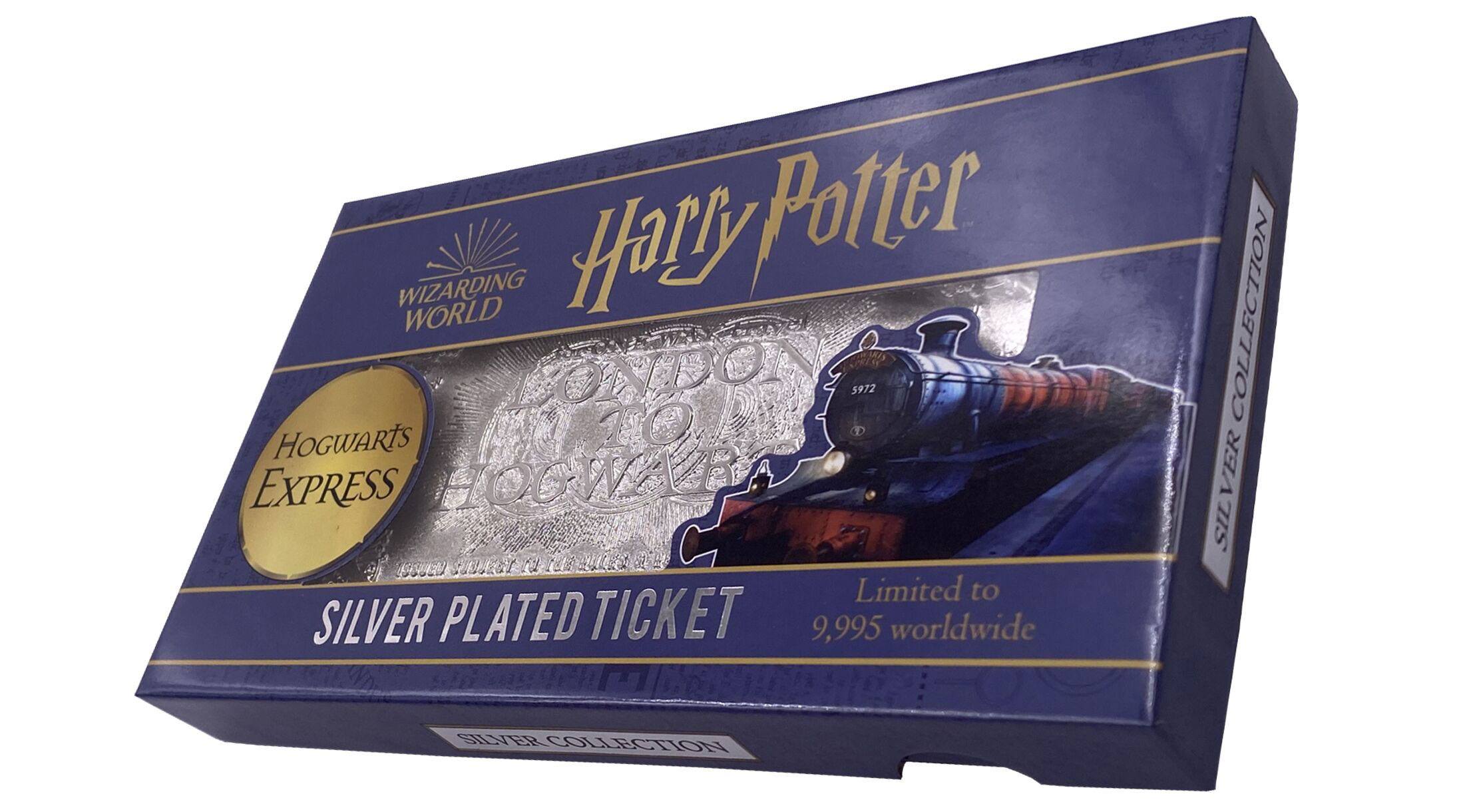 Hogwarts Express Train Ticket | Harry Potter Silver Plated Ticket