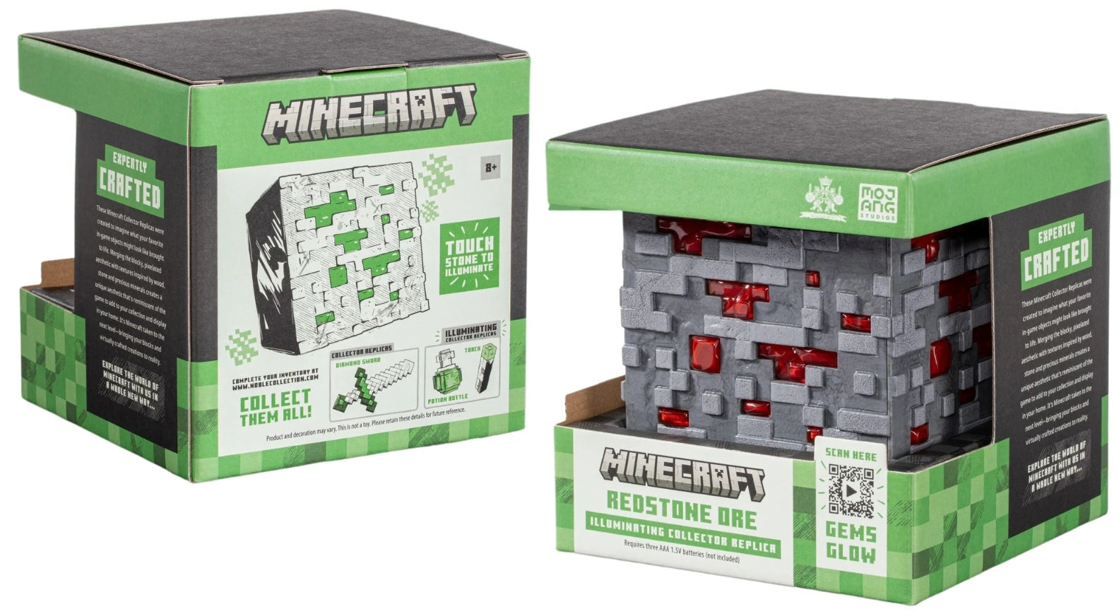 Minecraft Redstone Ore Illuminating Replica