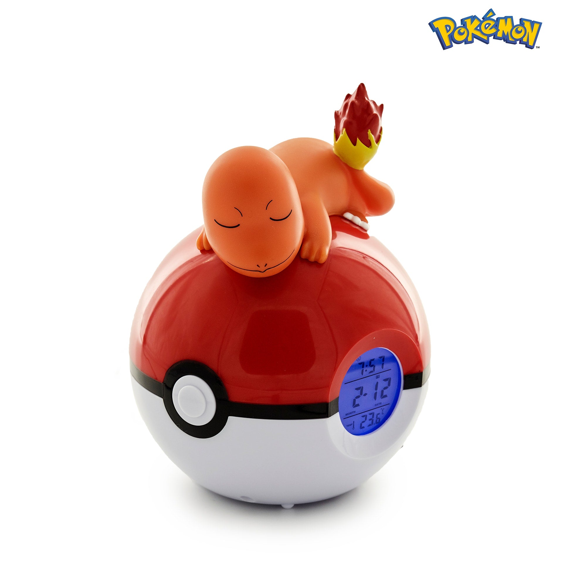 Charmander Light Up Alarm Clock | Pokemon Bedside Lamp