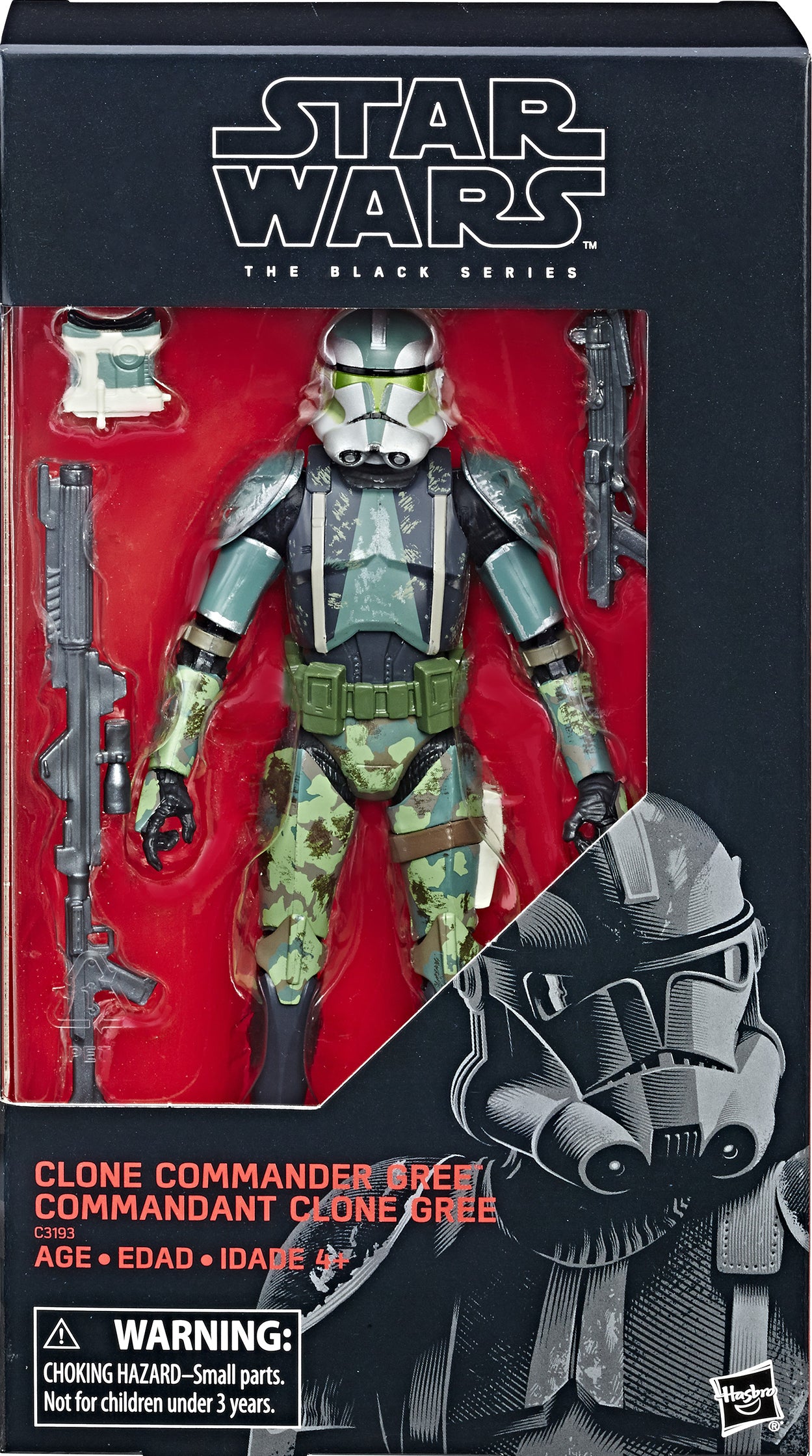 Star Wars Clone Commander Gree 6 Inch Black Series Figure