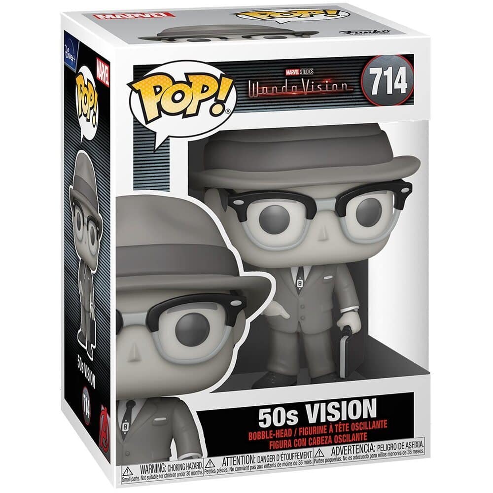 Wandavision 50's Vision Funko Black & White POP