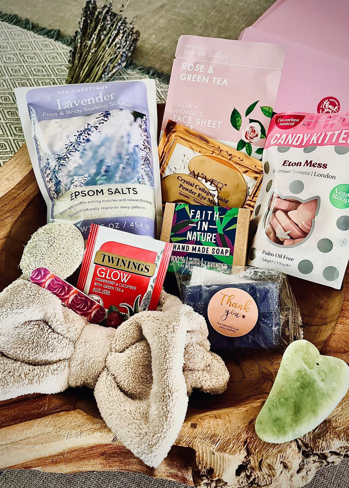 Luxury Spa Gift Box with Personalisation for Pamper Nights